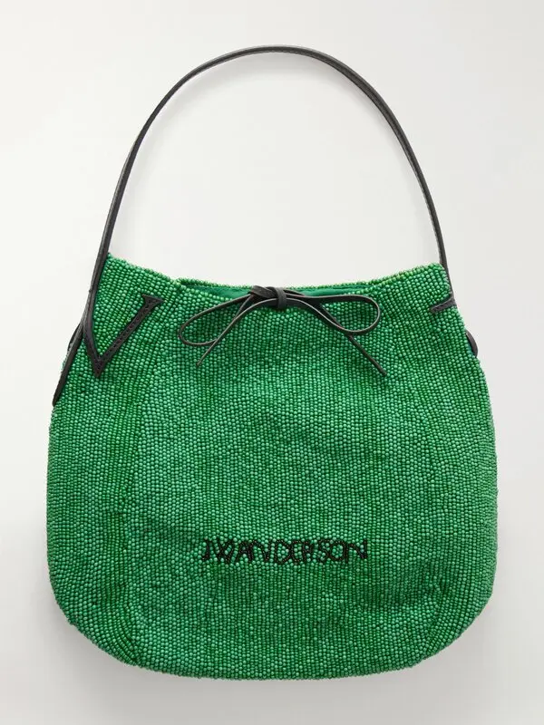 JW Anderson Bead Embellished Tote - Green