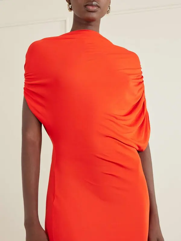 Alex Perry Draped Jersey Gown