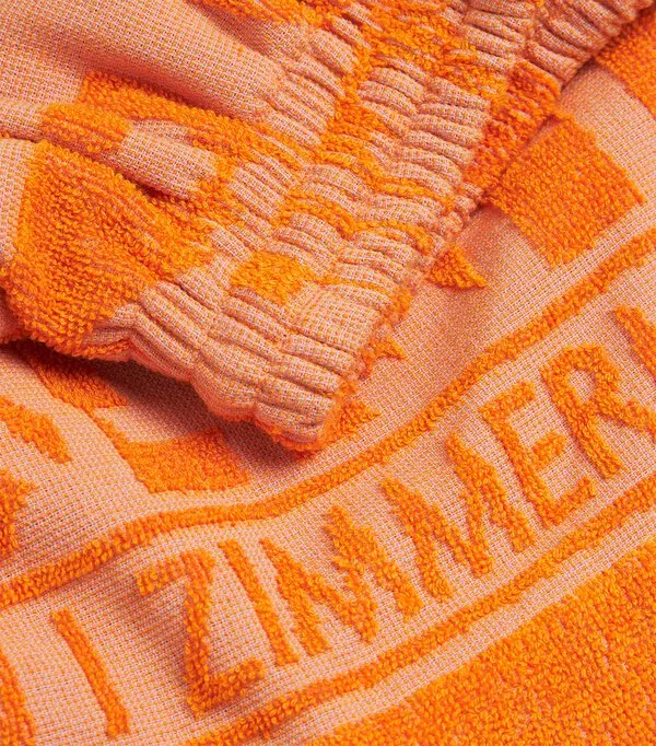 Zimmermann Terry Solstice Shorts - Orange
