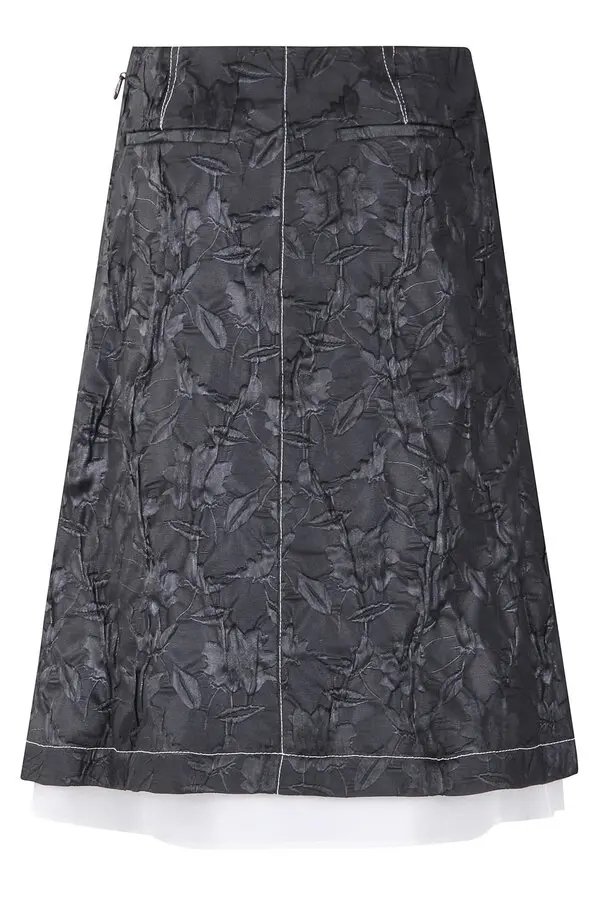 Simkhai Vionna Floral Midi Skirt