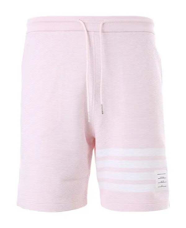 Thom Browne 4-bar Drawstring Track Shorts - Light Pink