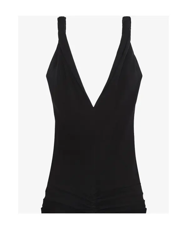 Givenchy Twisted Straps Ruched Dress