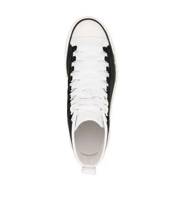 Amiri Court Round Toe Lace-up Sneakers
