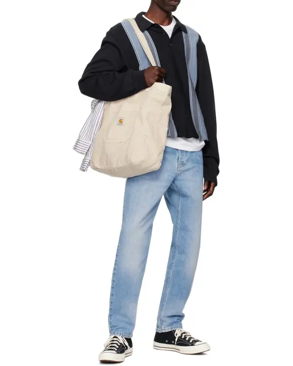 Carhartt Work In Progress Newel Logo-patch Straight-leg Jeans