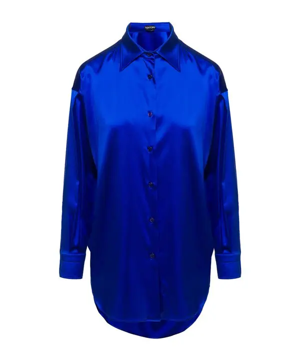 TOM FORD Satin Relaxed Fit Shirt