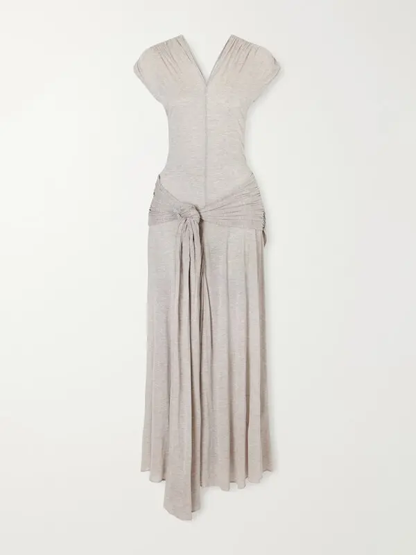JW Anderson Knot Detail Maxi Dress - Neutrals
