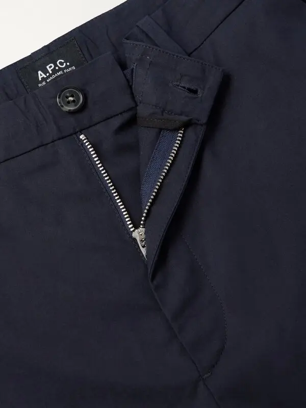 A.p.c. Dylan Straight-leg Cotton-poplin Trousers