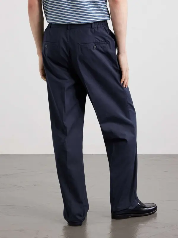 A.p.c. Dylan Straight-leg Cotton-poplin Trousers