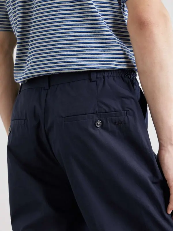 A.p.c. Dylan Straight-leg Cotton-poplin Trousers