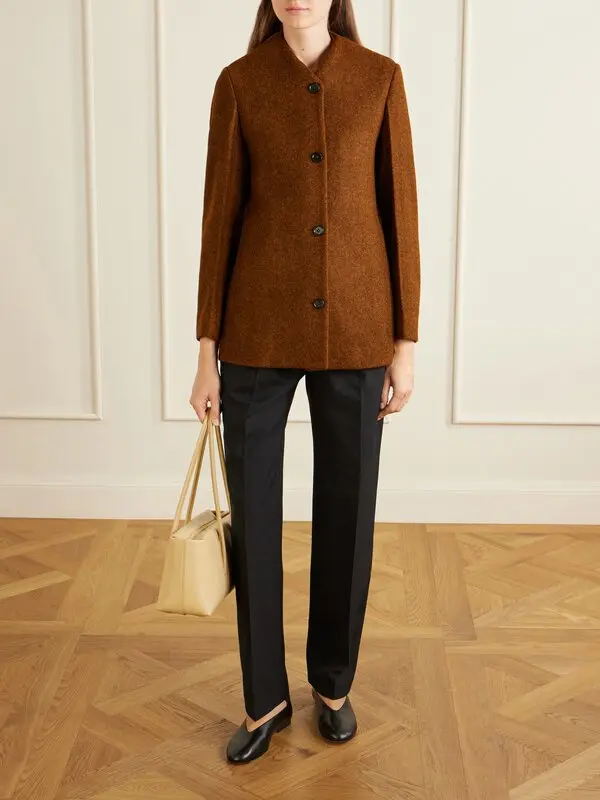 JIL SANDER Mélange Wool Jacket