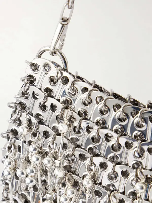 Rabanne Chainmail Shoulder Bag With Beaded Detailing