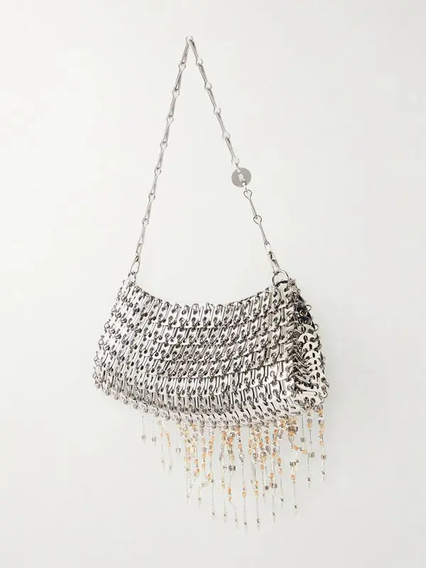 Rabanne Beaded Chainmail Shoulder Bag