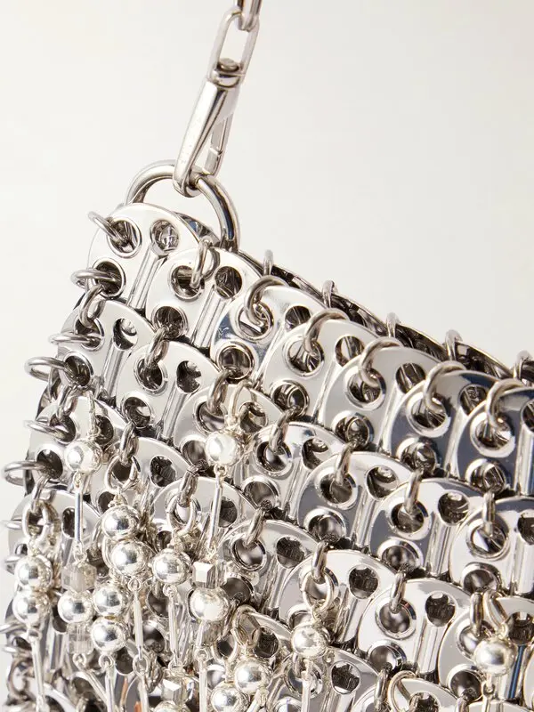 Rabanne Beaded Chainmail Shoulder Bag