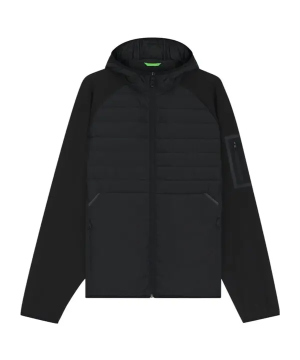 Hugo Boss Zip-up Hooded Jacket - Black