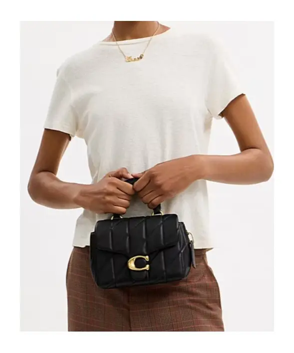 COACH Tabby Quilted Top Handle Bag