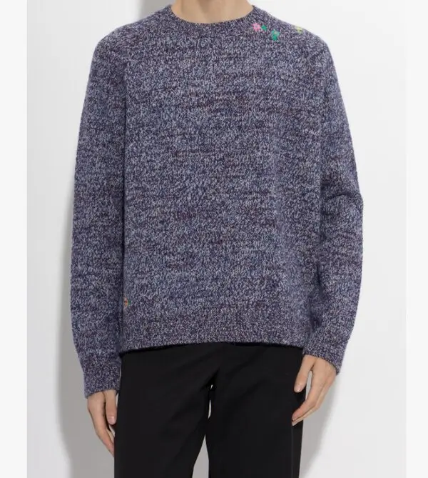 Dries Van Noten Crew Neck Long-sleeved Knitwear
