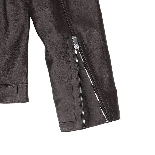 Hugo Boss Long Sleeve Leather Jacket