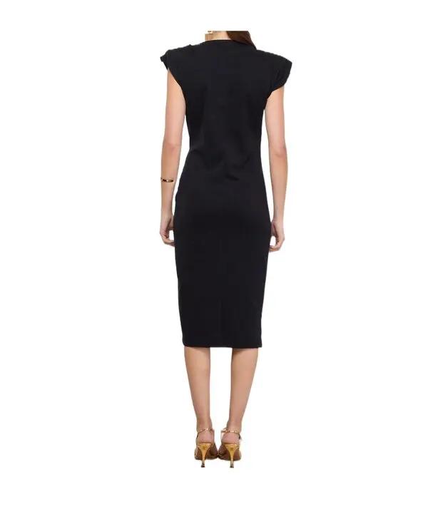 Isabel Marant Étoile Draped Crewneck Dress - Black