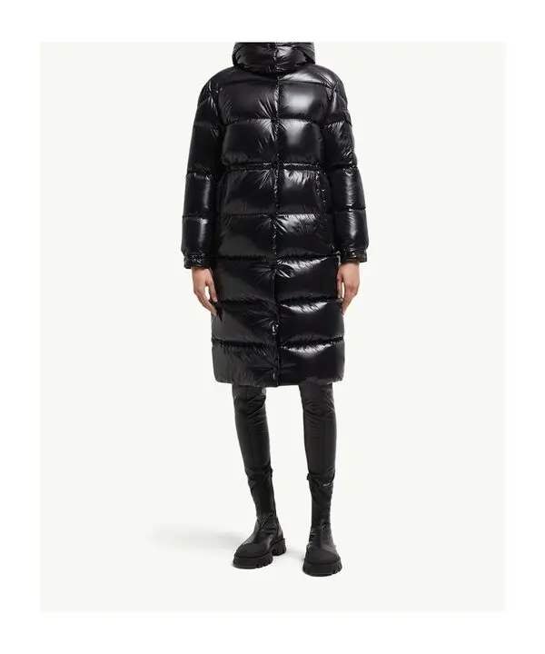 Moncler Cavettaz Hooded Long Down Jacket