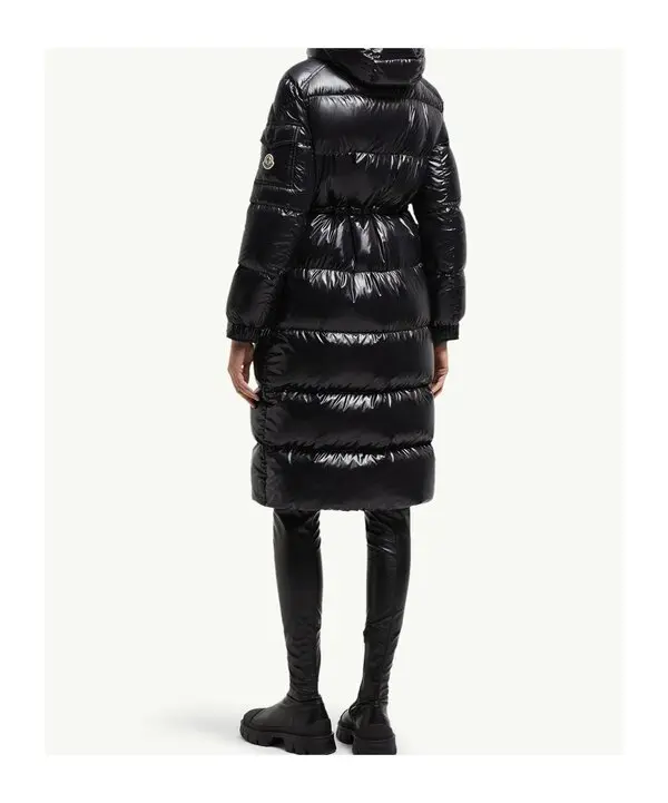 Moncler Cavettaz Hooded Long Down Jacket
