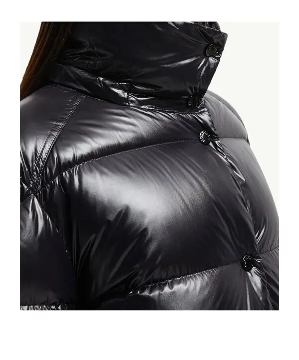 Moncler Cavettaz Hooded Long Down Jacket