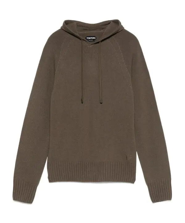 TOM FORD Hooded Sweater - Brown