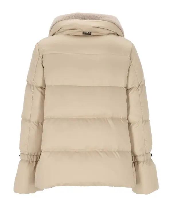 Herno Zip-up High Neck Quilted Coat