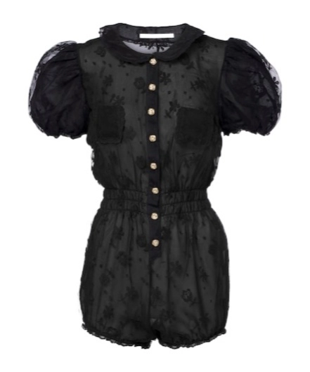 Alessandra Rich Lace Romper