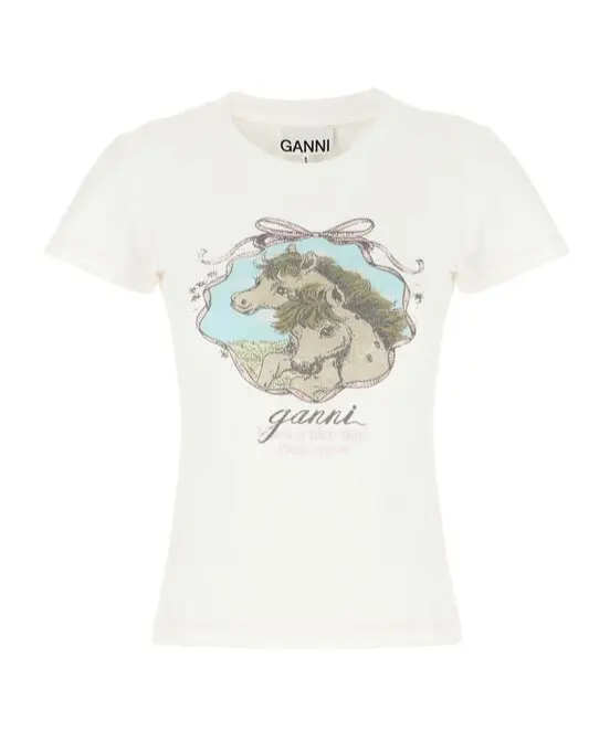 GANNI Short-sleeved T-shirt