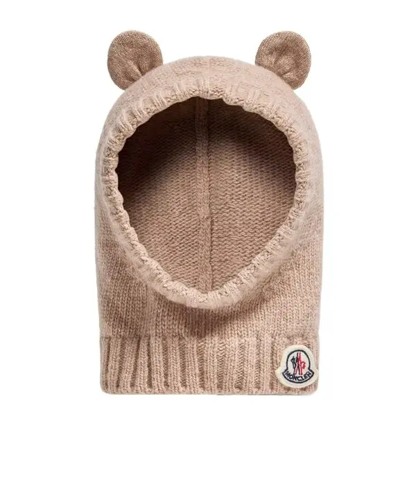 Moncler Wool Cashmere Balaclava - Beige