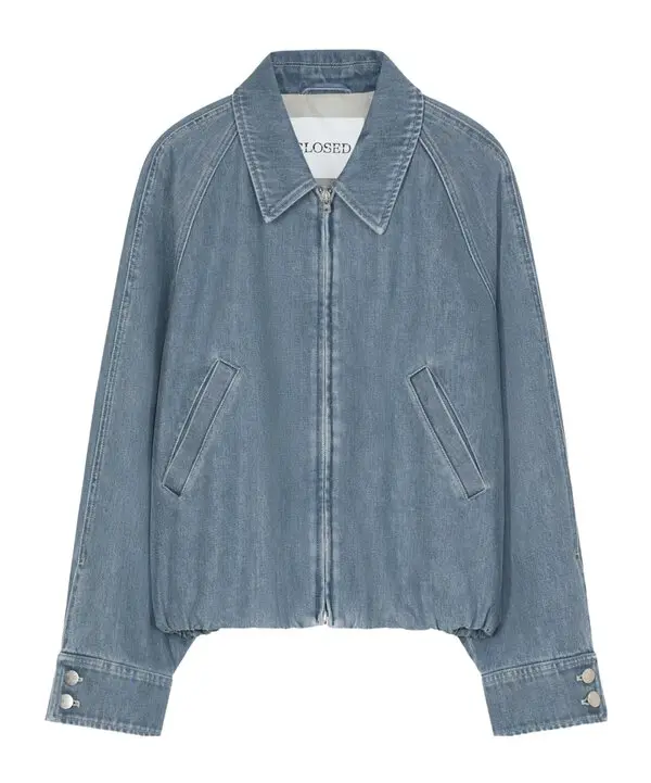 Closed Cotton Denim Jacket - Medium Gray