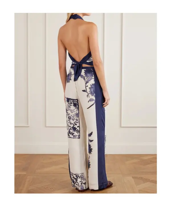 SIR. Printed Silk Blend Camisole