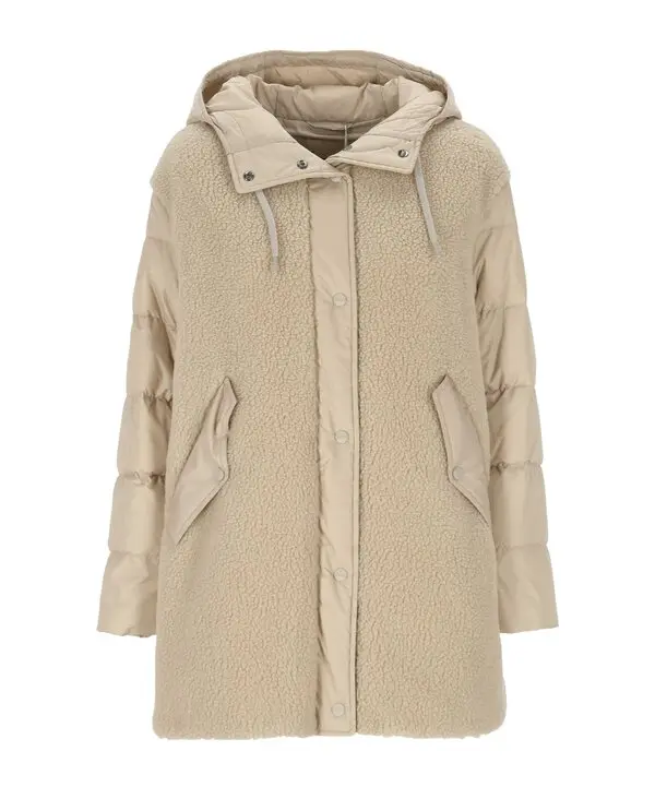 Herno Hooded Down Jacket - Nude