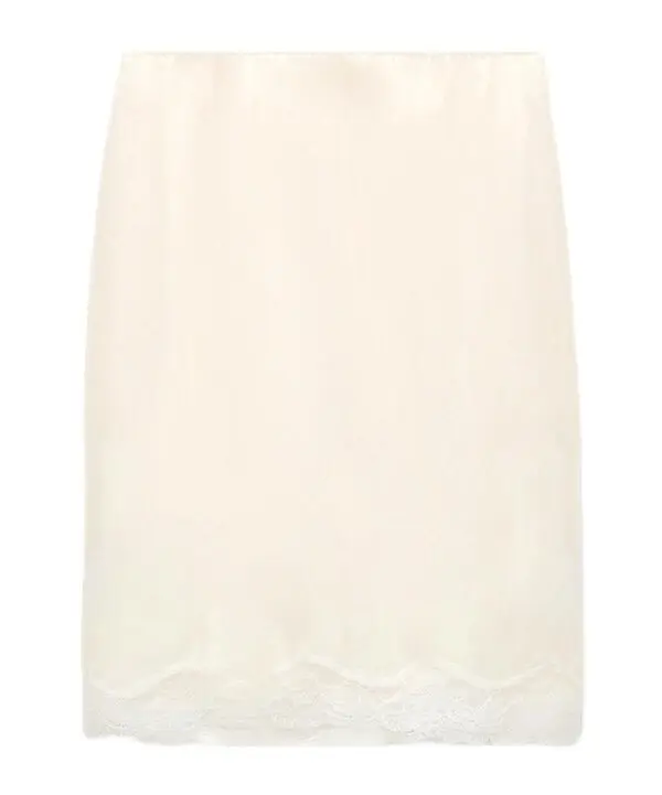 Dorothee Schumacher Playful Volumes Lace Trimmed Skirt