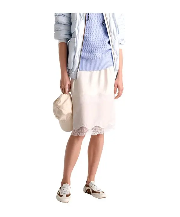 Dorothee Schumacher Playful Volumes Lace Trimmed Skirt