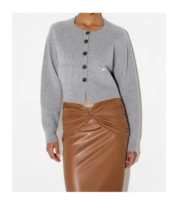 Elisabetta Franchi Cropped Raglan-sleeve Cardigan