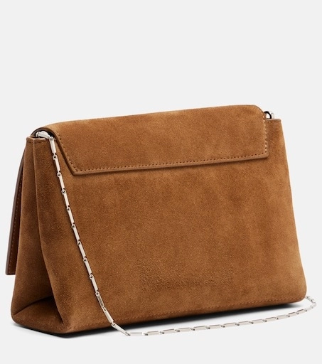 Nour Hammour Zeina Suede Shoulder Bag