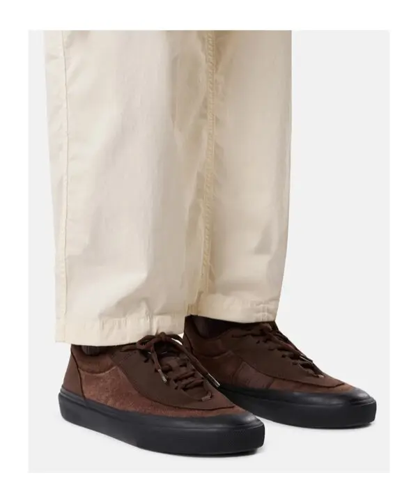 Stone Island Low-top Trainers With Compass Logo Patch
