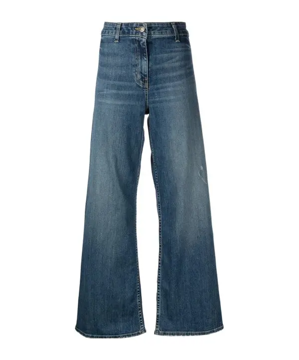 NILI LOTAN Belt-loop Jeans - Blue