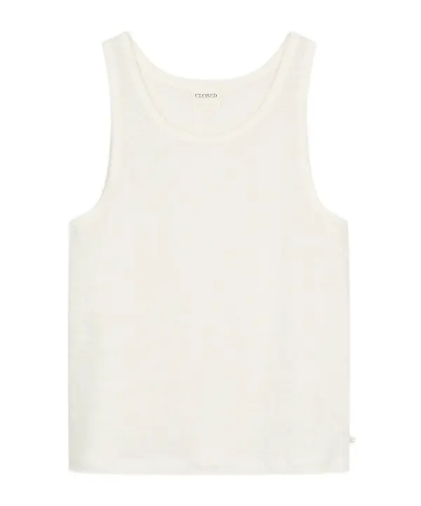 Closed Scoop-neck Tank Top