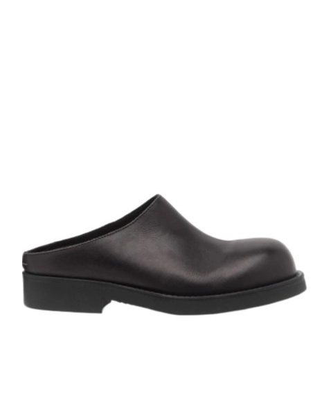 MAISON MARGIELA Biker Round-toe Mules - Black