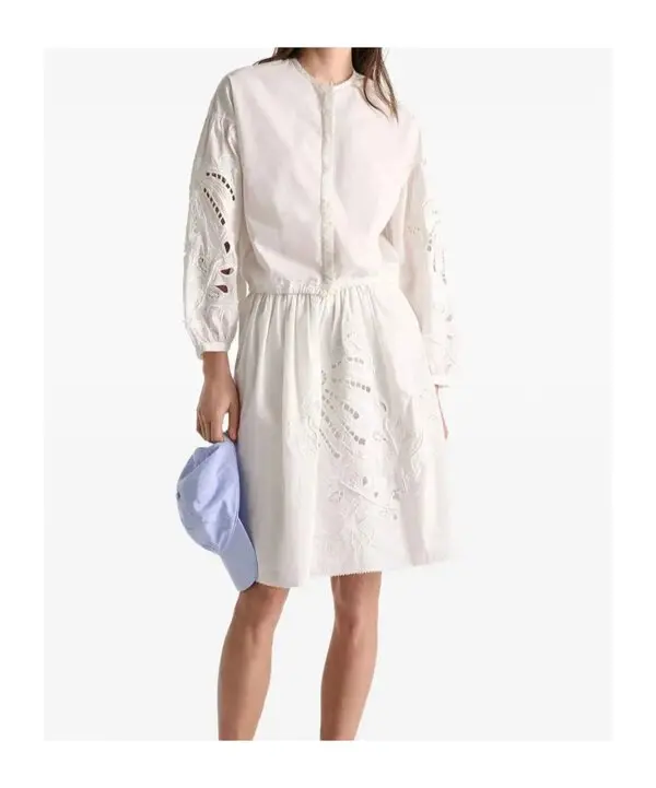 Dorothee Schumacher Long-sleeved Embroidered Cover-up