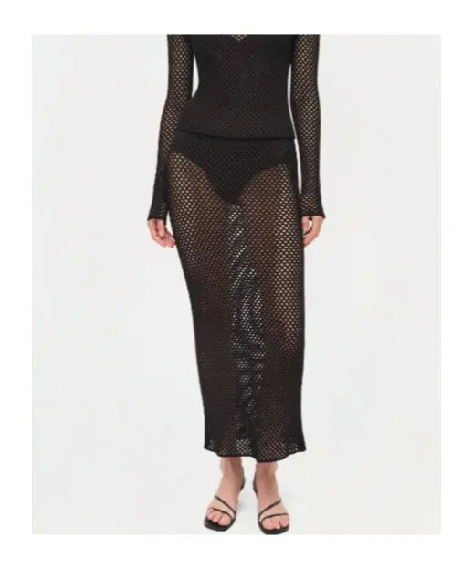 Simkhai Demitri Crochet Midi Skirt