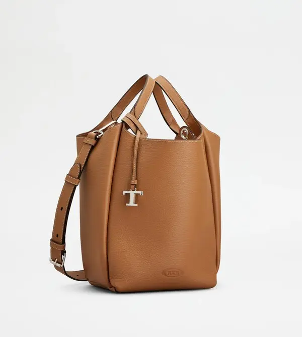 TOD'S Dual-handle Shoulder Bag With 't Timeless' Charm