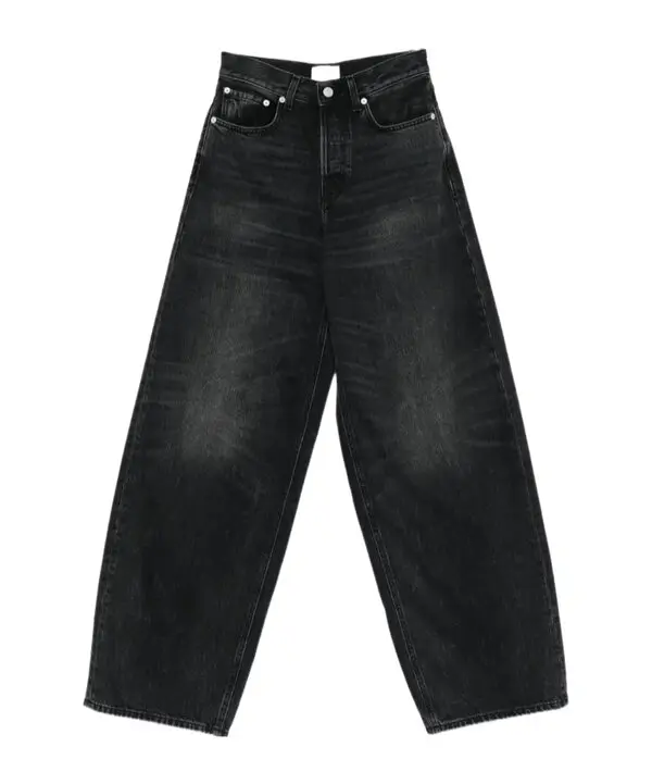 HAIKURE Bethany High-waist Wide-leg Jeans - Black