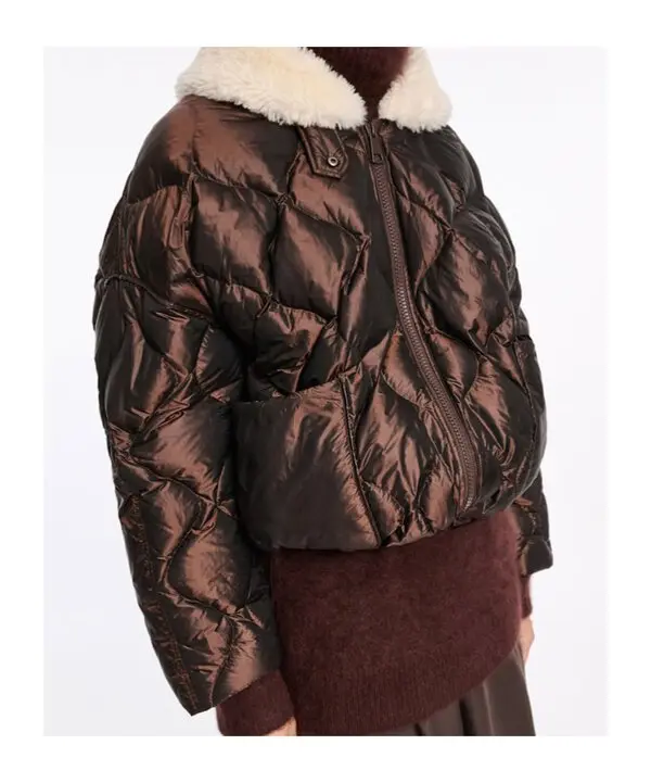Dorothee Schumacher Puffer Jacket With Lapel Collar