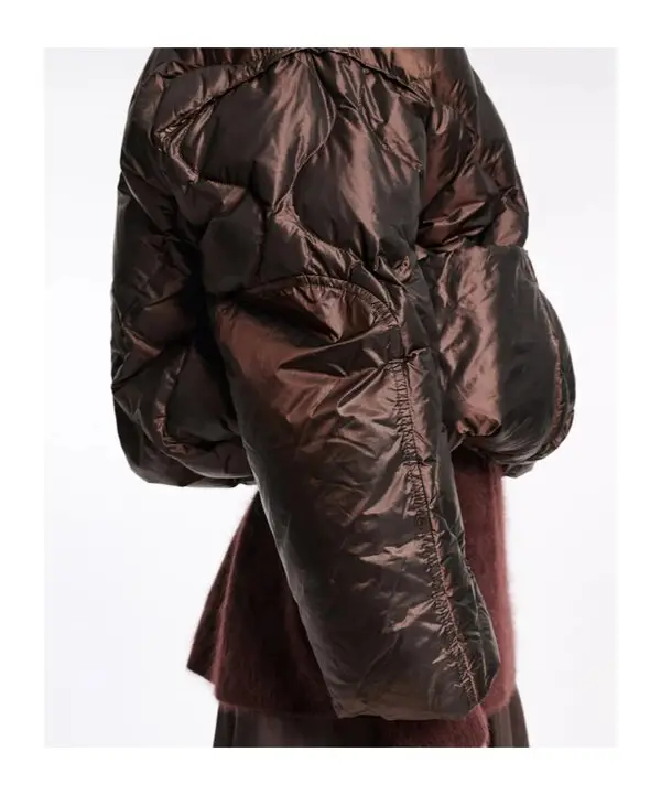 Dorothee Schumacher Puffer Jacket With Lapel Collar