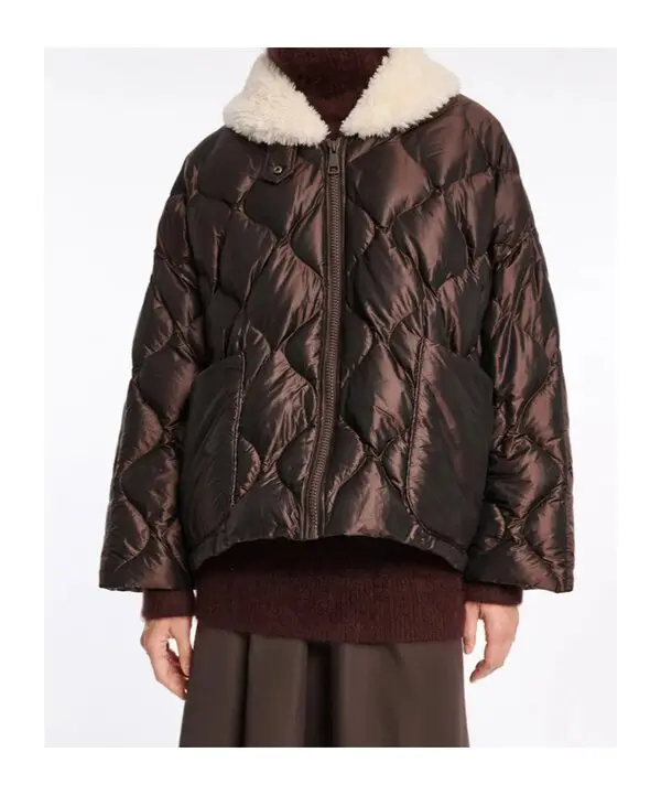 Dorothee Schumacher Puffer Jacket With Lapel Collar