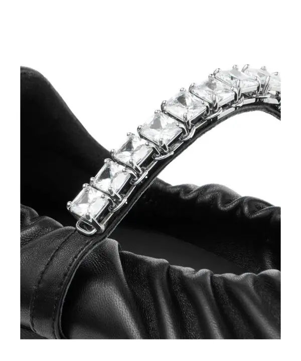 JIMMY CHOO Jade Crystal-embellished Ballet Flats - Black