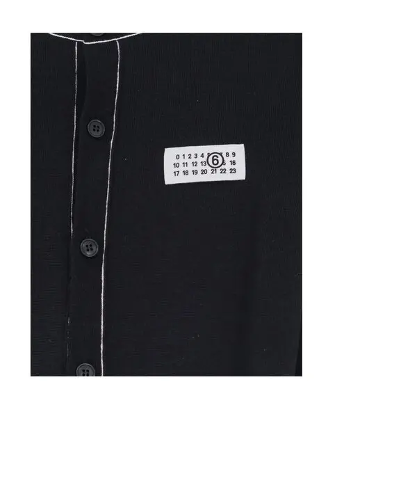 MAISON MARGIELA Button-front Knit Cardigan - Black